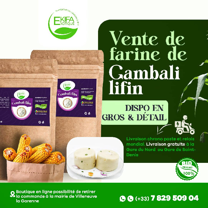 FARINE GAMBALI 1kg :: EKIFA EXOTIQUE